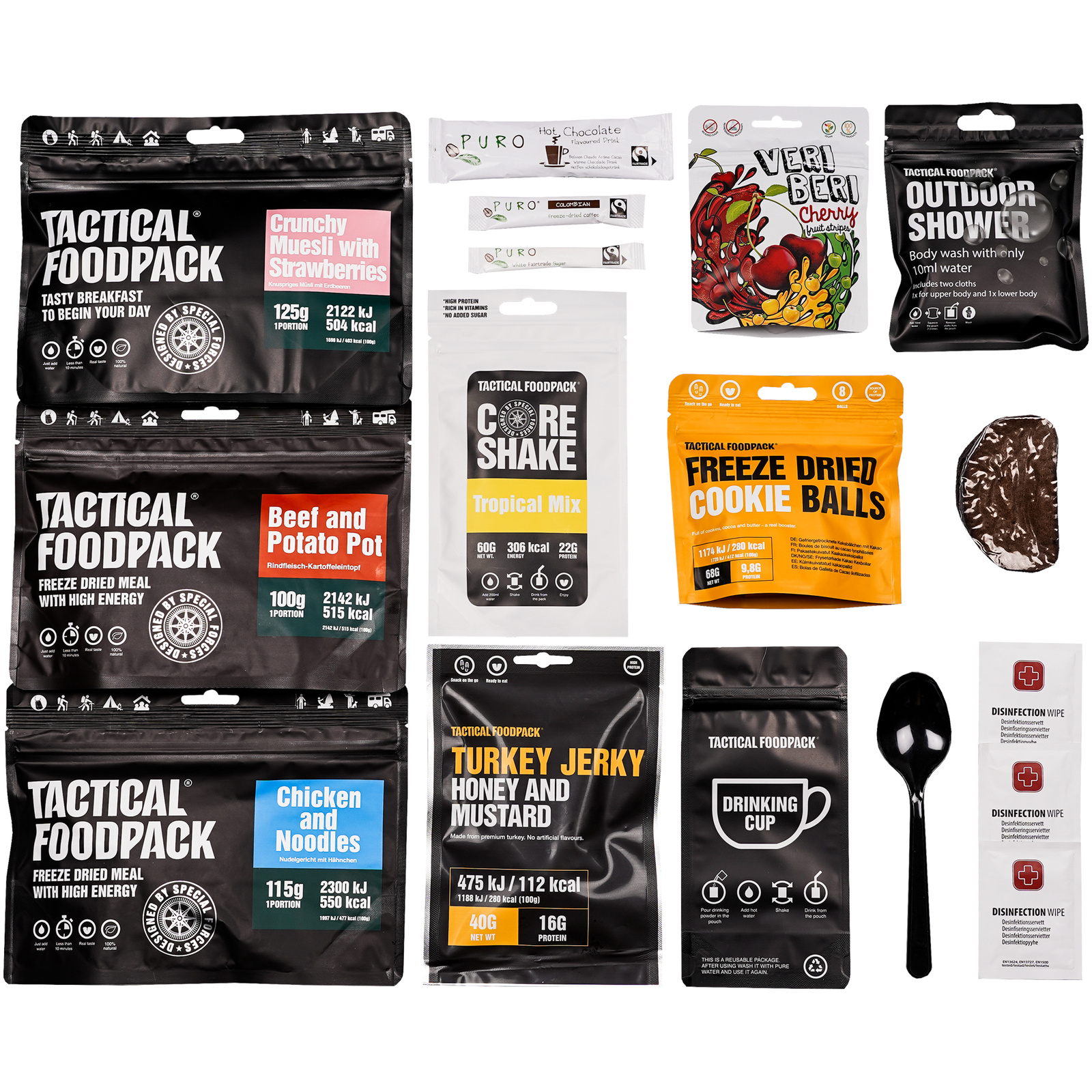 Zestaw Tactical FoodPack 3 Meal ration India | OUTDOOR \ RACJE ...