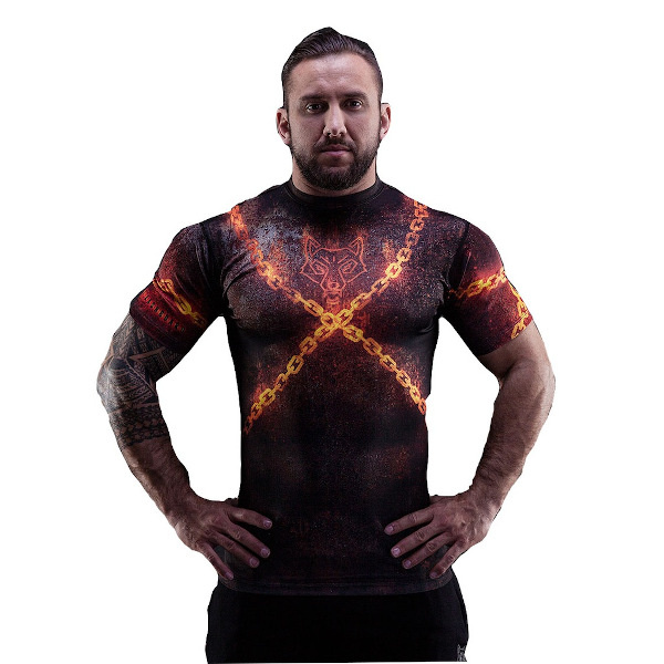 Red Is Bad Rashguard męski Łańcuch kr. L | ODZIEŻ \ KOSZULKI T-SHIRT ...